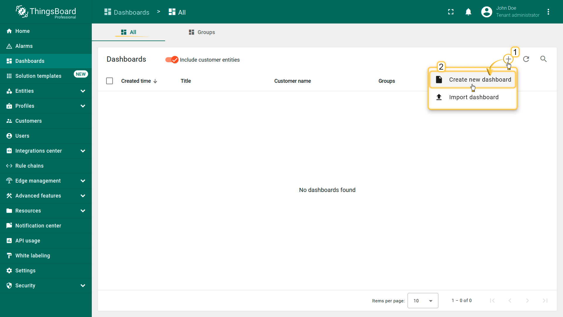 Getting Started with ThingsBoard Professional Edition | ThingsBoard ...