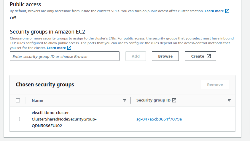 Cluster setup using AWS infrastructure | MQTT Broker