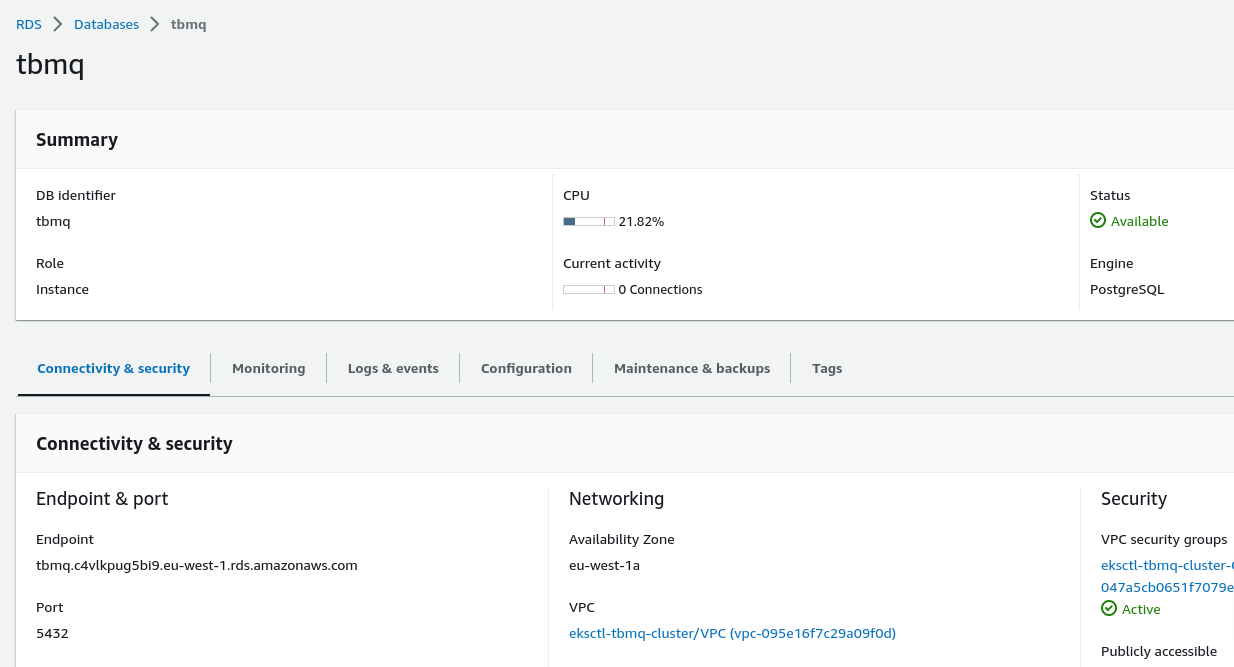 Cluster Setup Using Aws Infrastructure Mqtt Broker