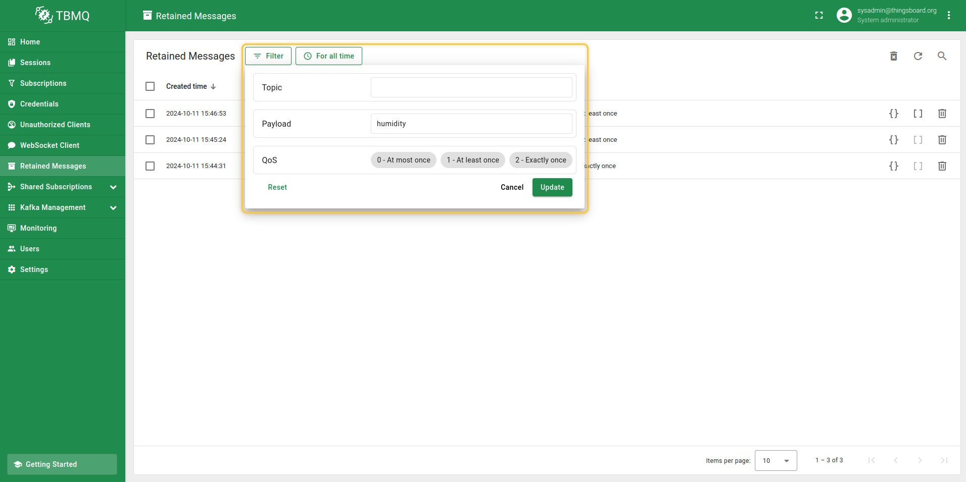 Retained Messages Mqtt Broker